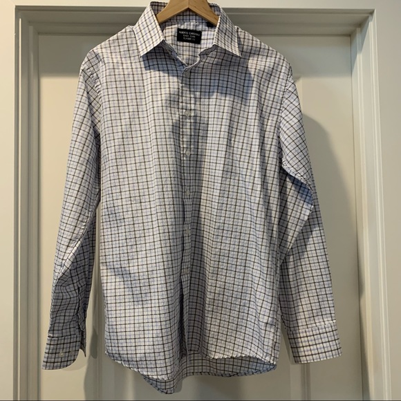 Alberto Cardinali | Shirts | Mens Button Up Shirt Size Med 5155 | Poshmark